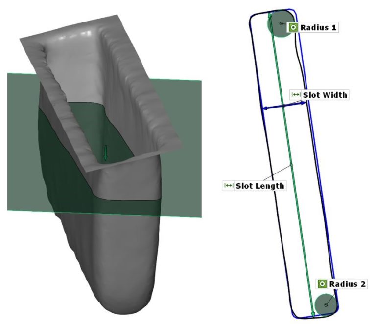 Aerospace & Defense 3D Metrology EDM Slot Inspection Example