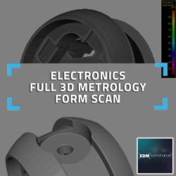 Electronics - Full 3D Metrology Form Scan Example | EDMIS