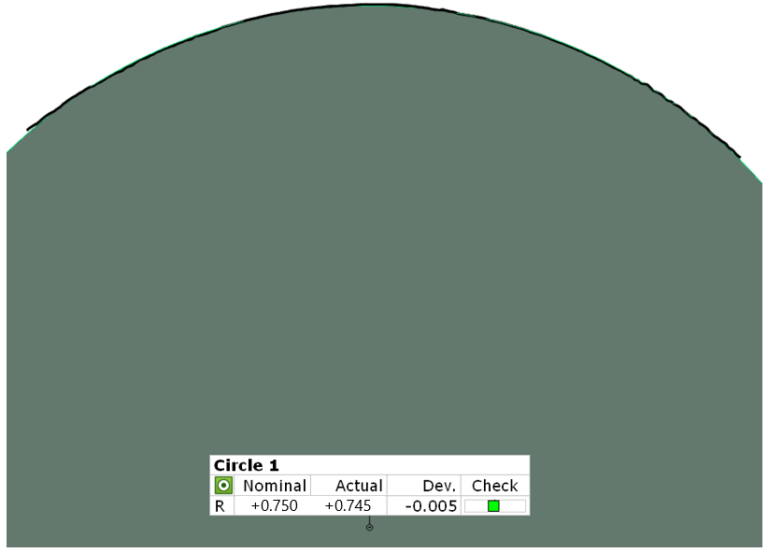 Industrial Conical Form Measurement Example | EDMIS